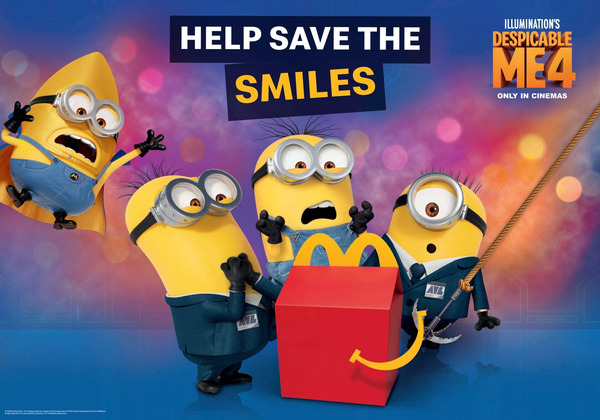 tms, McDonald’s, and the Minions from Despicable Me 4 work together to ...